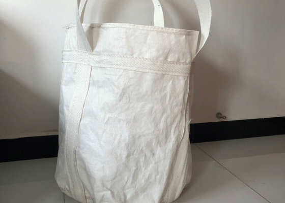 China Strength Structure PP Bulk Bags , Custom Size White Woven Jumbo Bags supplier