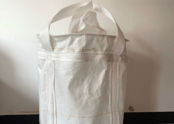 China 100% Virgin PP Reinforce Bulk Grain Tote Bags Four Side - Seam Loops Available supplier