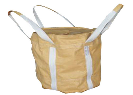 China Discharge Spout PP Woven Jumbo Bags For Flood Control / UV Resistance 1200kg supplier