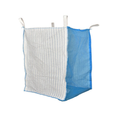 China Ventilated Flat Bottom Industrial Mesh Bags For Cabbage / Onions / Butterbeans supplier