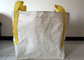 Building Use 1 Tonne Bulk Bags , 100% Virgin PP White Large Bulk Bags supplier