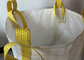 Building Use 1 Tonne Bulk Bags , 100% Virgin PP White Large Bulk Bags supplier
