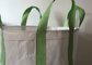 Green Lifting 1 Ton Storage Bags , Large Reinforce Woven Jumbo Bags supplier